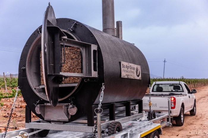 New mobile biochar retort south africa – BKI