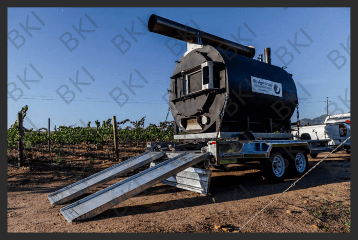 New mobile biochar retort south africa – BKI