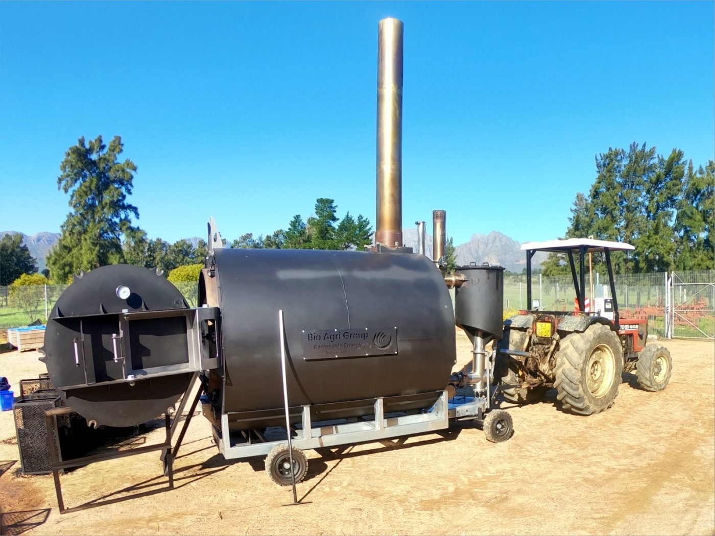 New mobile biochar retort south africa – BKI